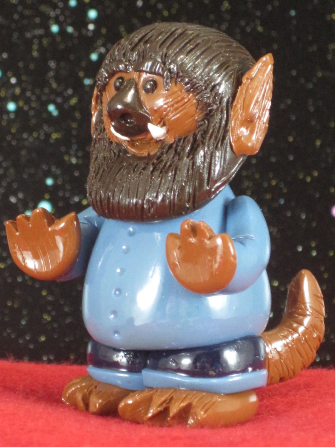 The Wolfman for Fairy Gardens OOAK Wee Monsters Handmade Miniature - Etsy