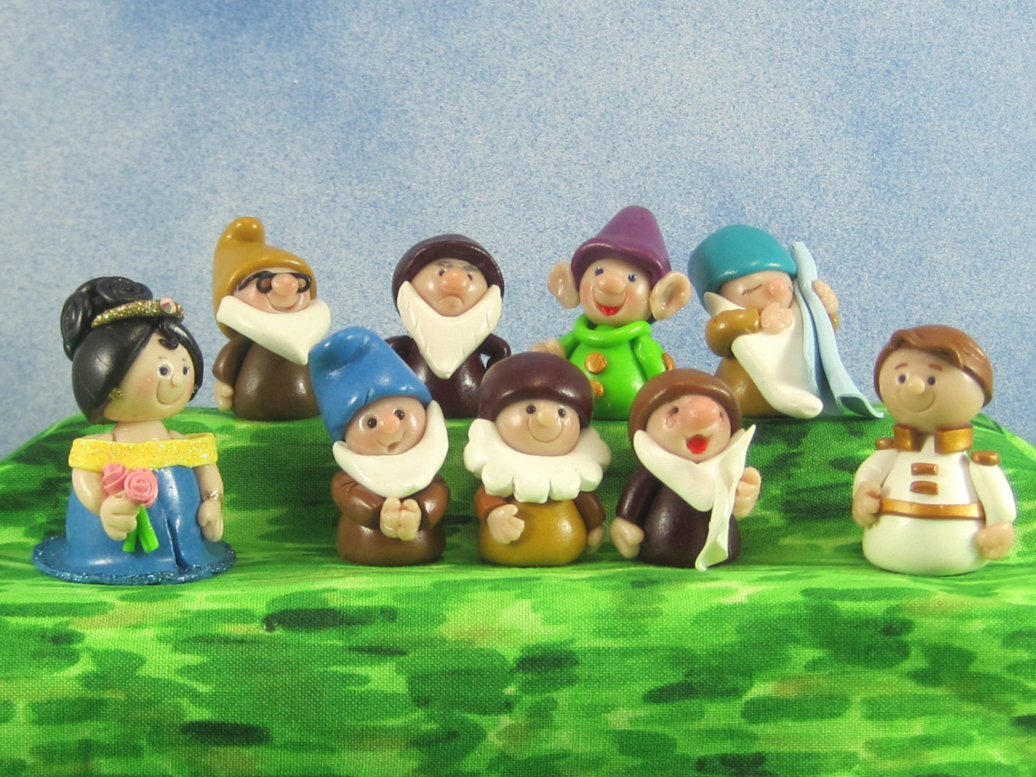 Sleepy the Dwarf for Fairy Garden OOAK Handmade Miniature | Etsy