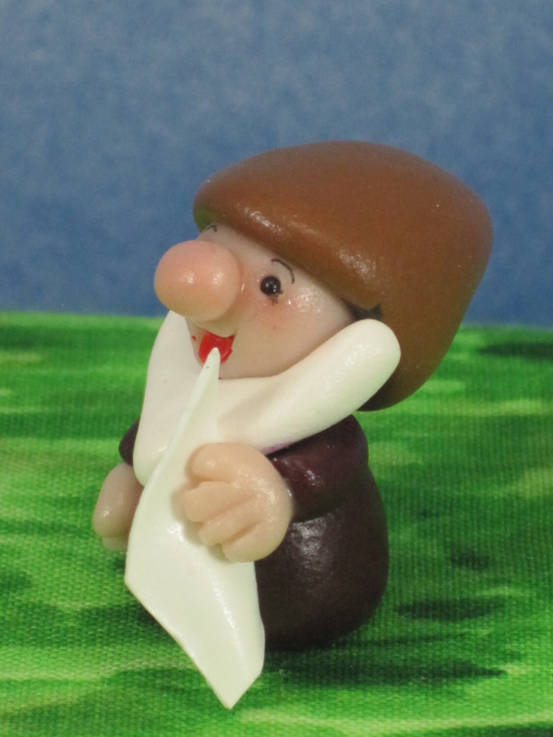 Sneezy the Dwarf for Fairy Garden OOAK Handmade Miniature | Etsy