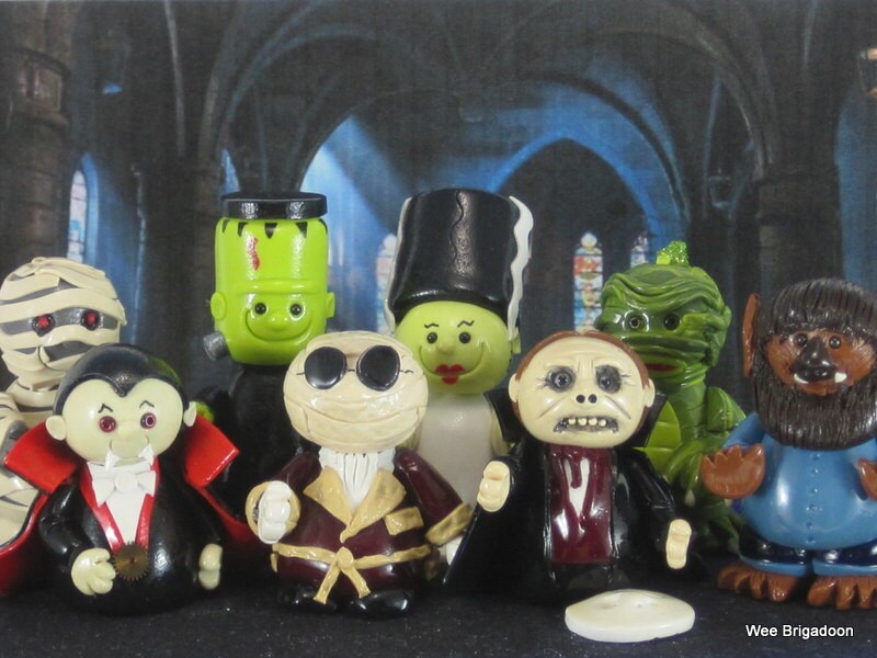 Dracula OOAK Vampire Wee Monster for Fairy Garden Cake | Etsy