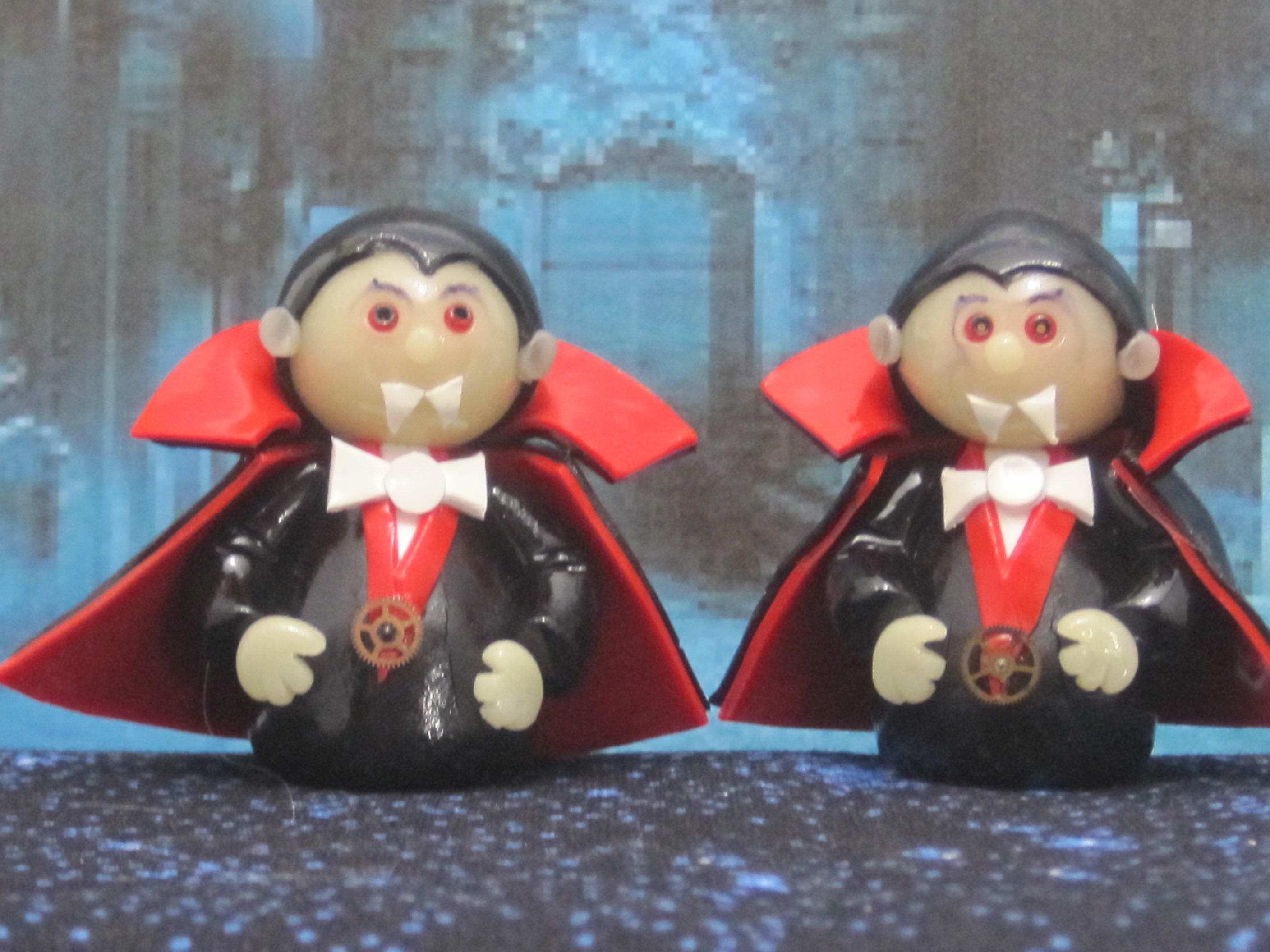 Dracula OOAK Vampire Wee Monster for Fairy Garden Cake | Etsy