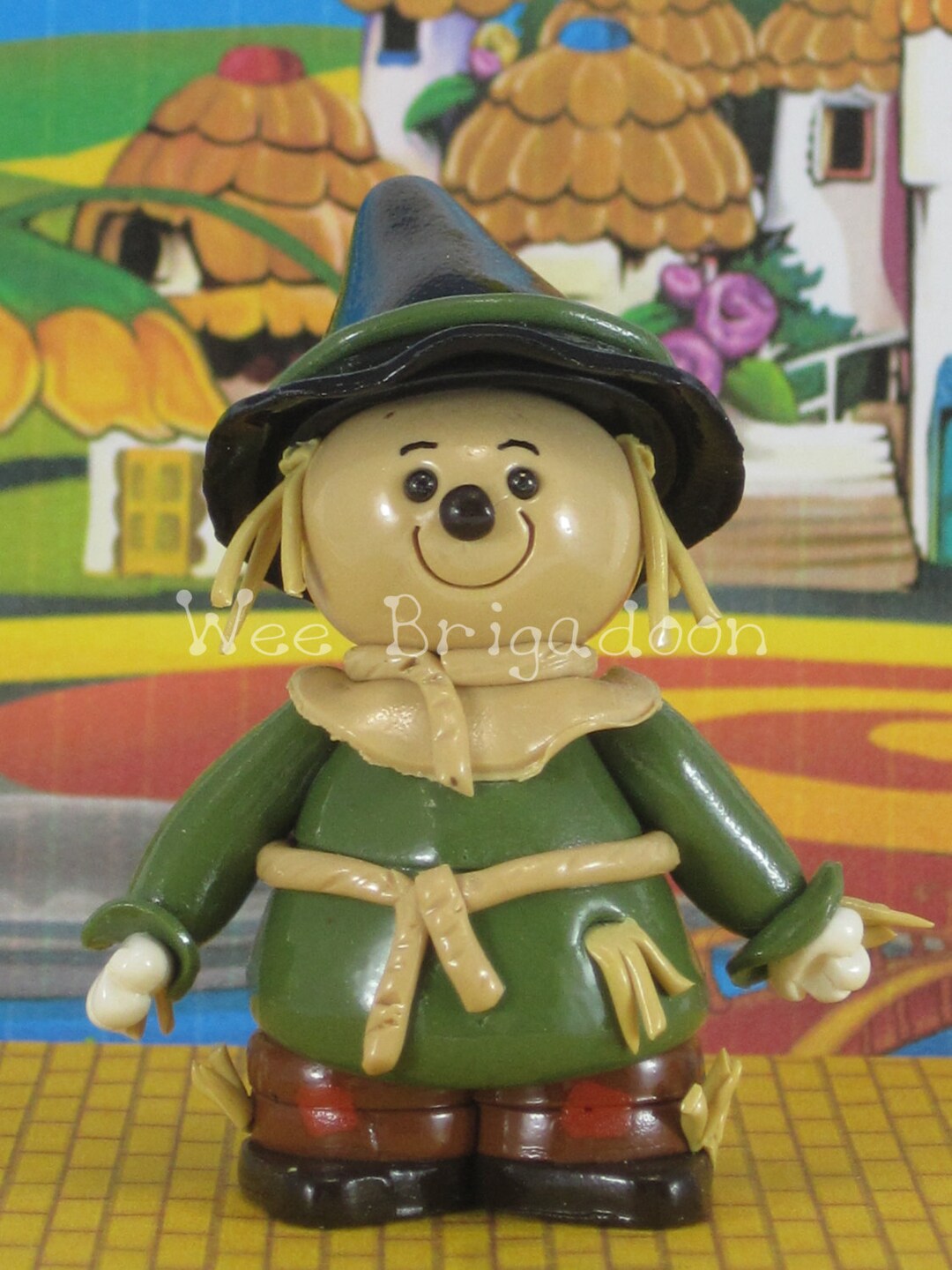 Scarecrow in Wizard of Oz for Fairy Garden OOAK Cake Topper, Ornament ...