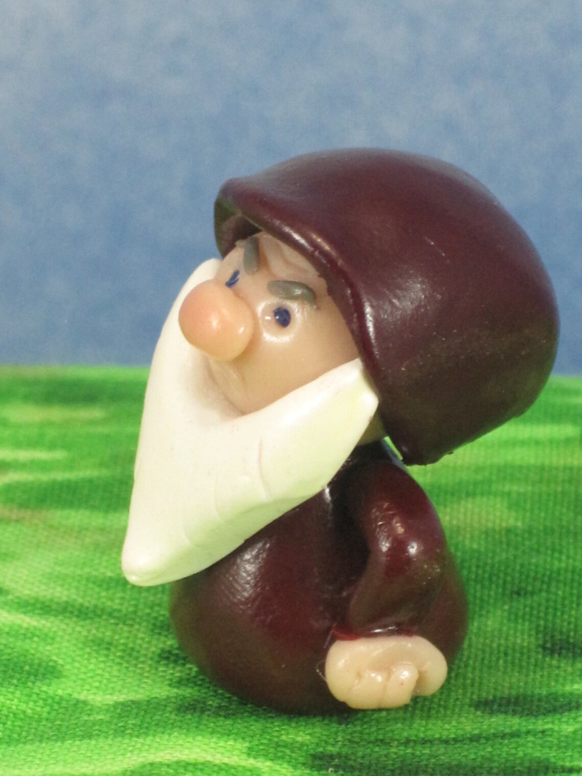 Grumpy the Dwarf for Fairy Gardens OOAK Handmade Miniature | Etsy