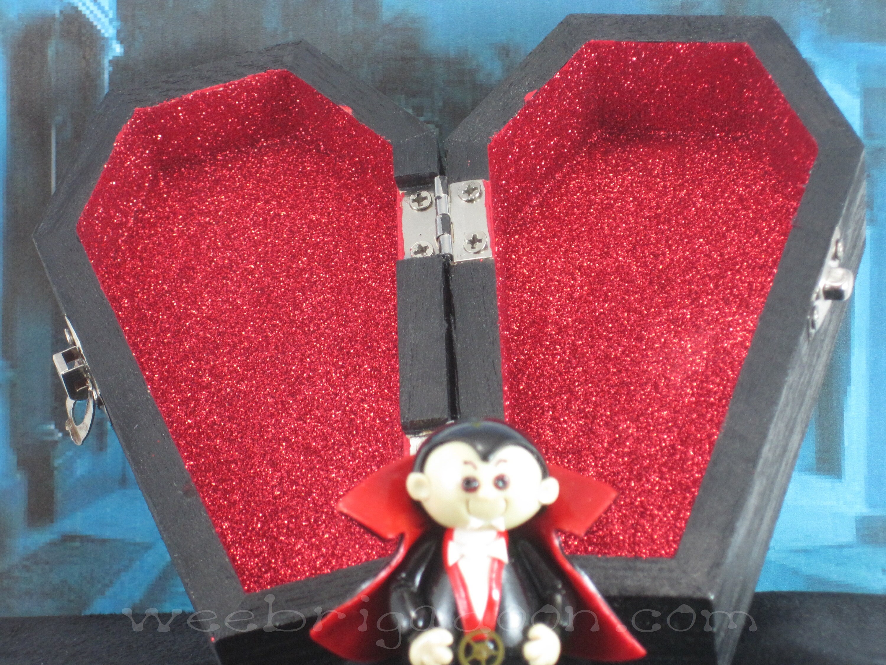 Dracula OOAK Vampire Wee Monster for Fairy Garden Cake | Etsy