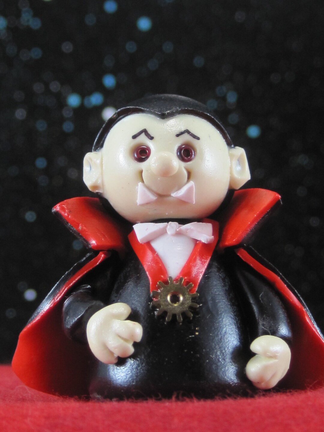 Dracula, OOAK Vampire Wee Monster for Fairy Garden, Cake Topper ...