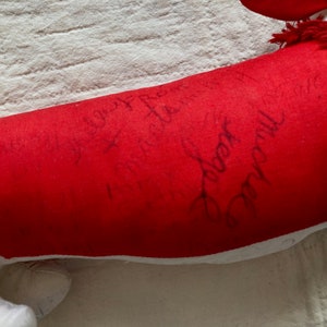 1950s High School Autograph Dog Signatures Stuffed Plush Animal Signed ...