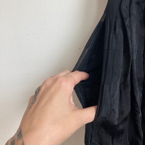 26 Yves Saint Laurent Culottes Black Silk Palazzo Shorts Balloon Leg ...