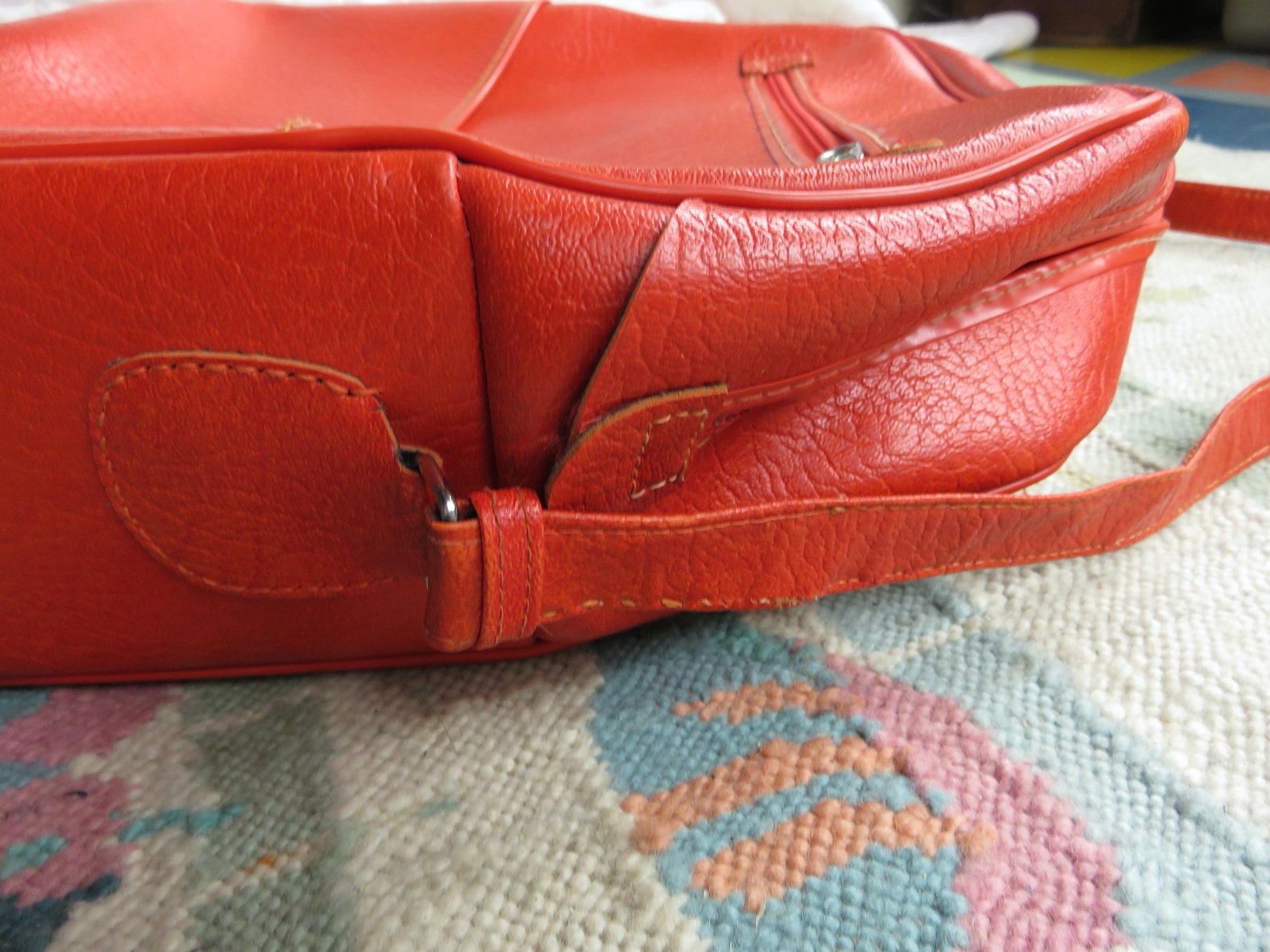 1930's Orange-Red Leather Doctor's Bag Physicians | Etsy
