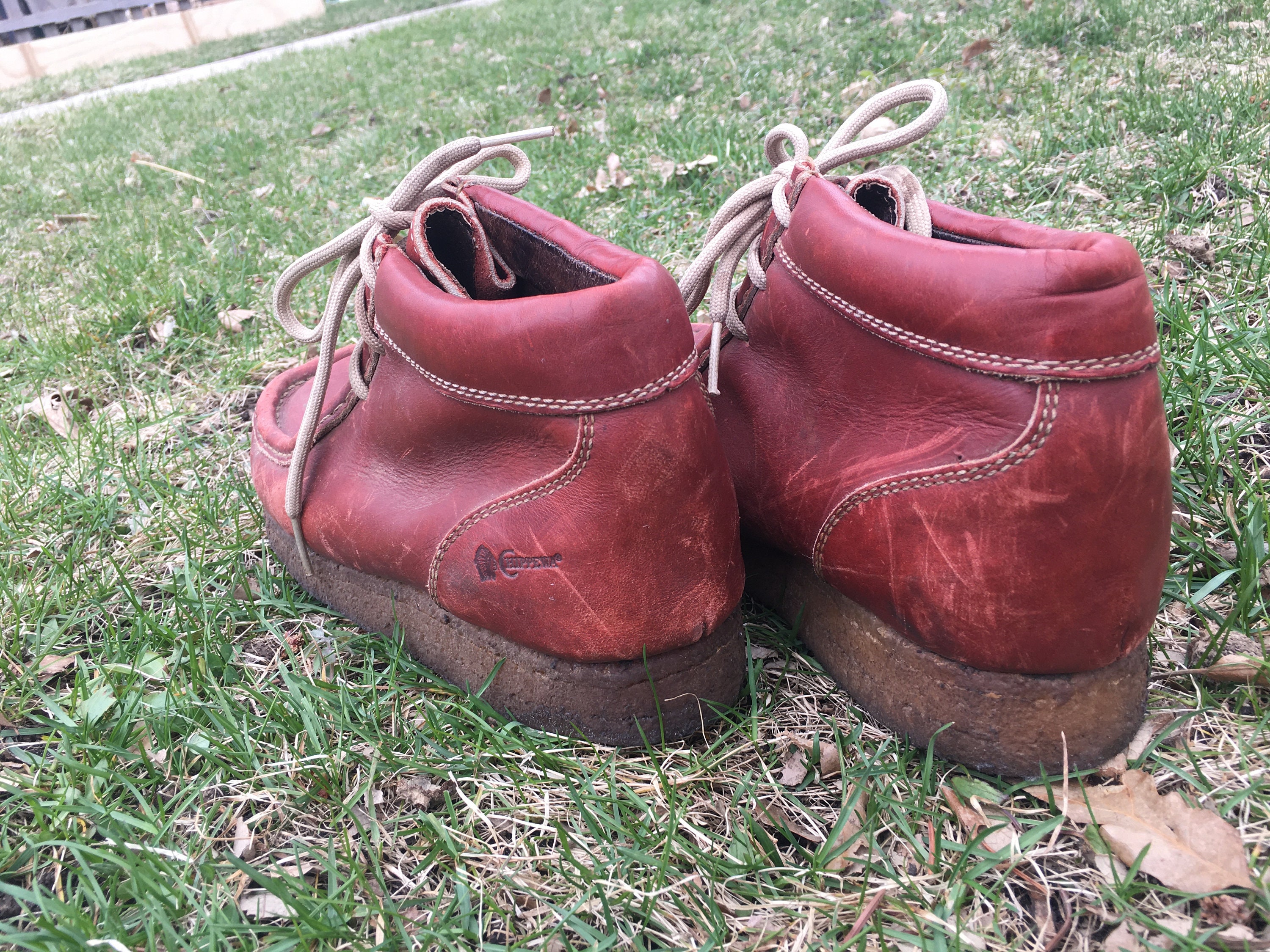 Vintage Chippewa Moc Toe Leather Boots Size Women's 10 | Etsy