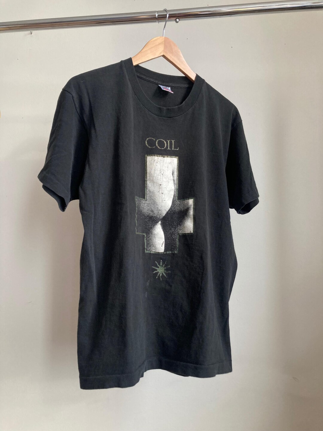 Large Original 1984 Coil Scatology T Shirt 100% Cotton Industrial Music ...