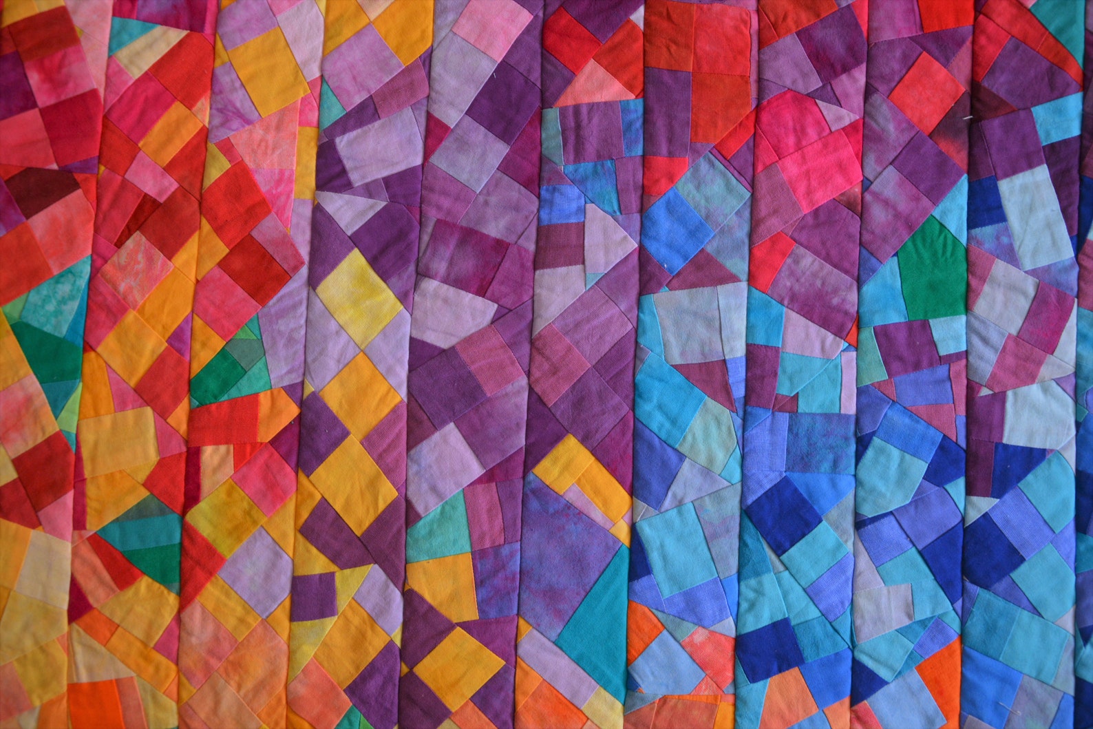 Art Quilt Wall Hanging Wall Decor Summertime - Etsy