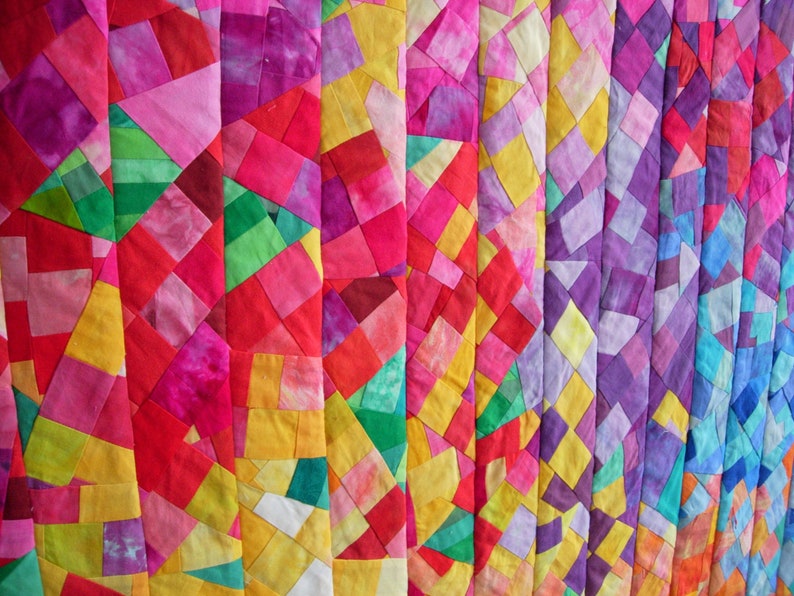 Art Quilt Wall Hanging Wall Decor Summertime - Etsy