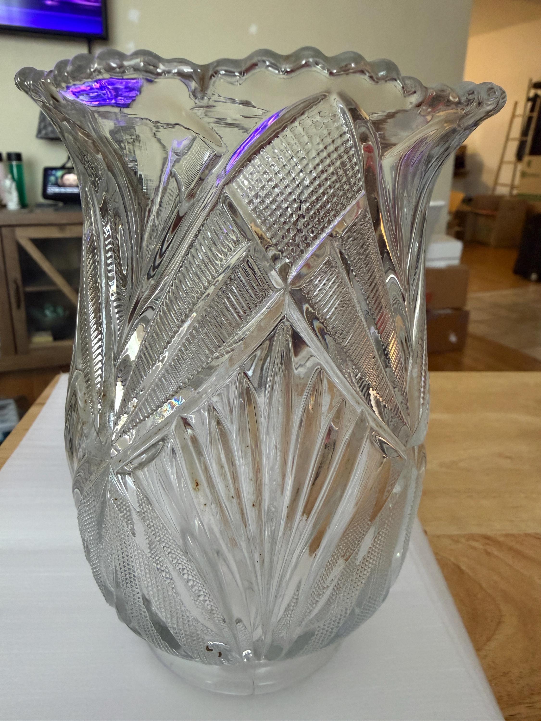 Cambridge Fernland Glass Celery Vase - Pattern 2635 - Etsy