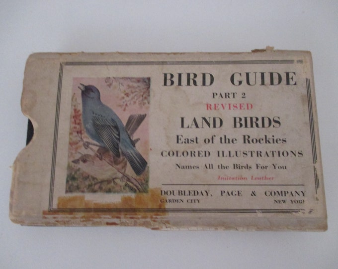 1926 Vintage Bird Guide Land Birds East of the Rockies by Chester A ...