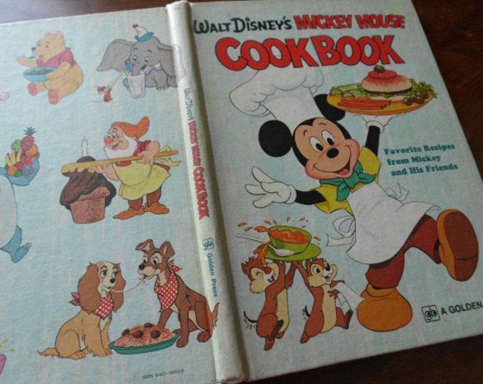 Vintage Walt Disney's Mickey Mouse Cookbook Recipes From Mickey and His ...