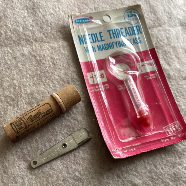 Metal Needle Threader - Etsy