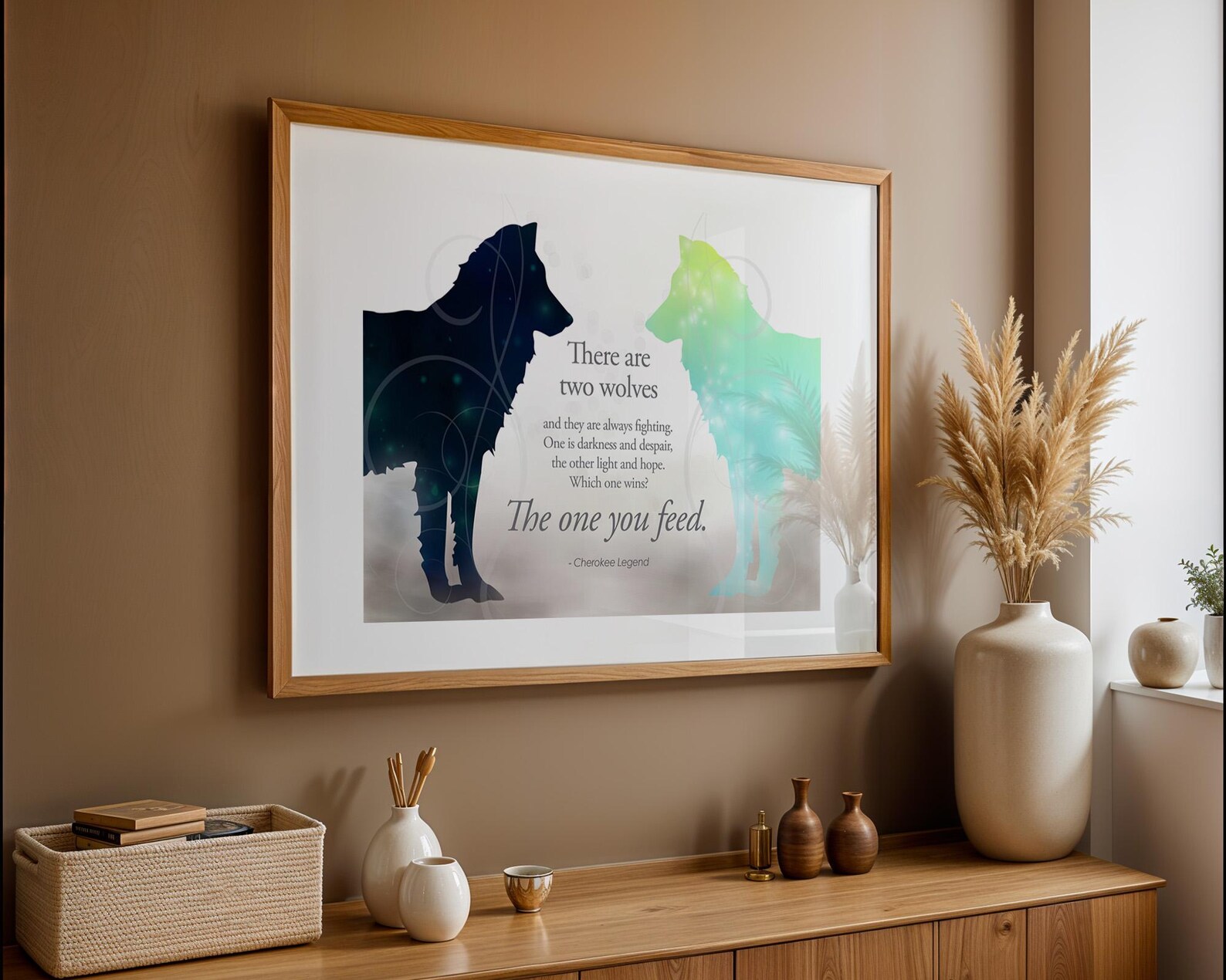 Cherokee Legend Two Wolves Quote (used in Tomorrowland) "two Wolves Are ...