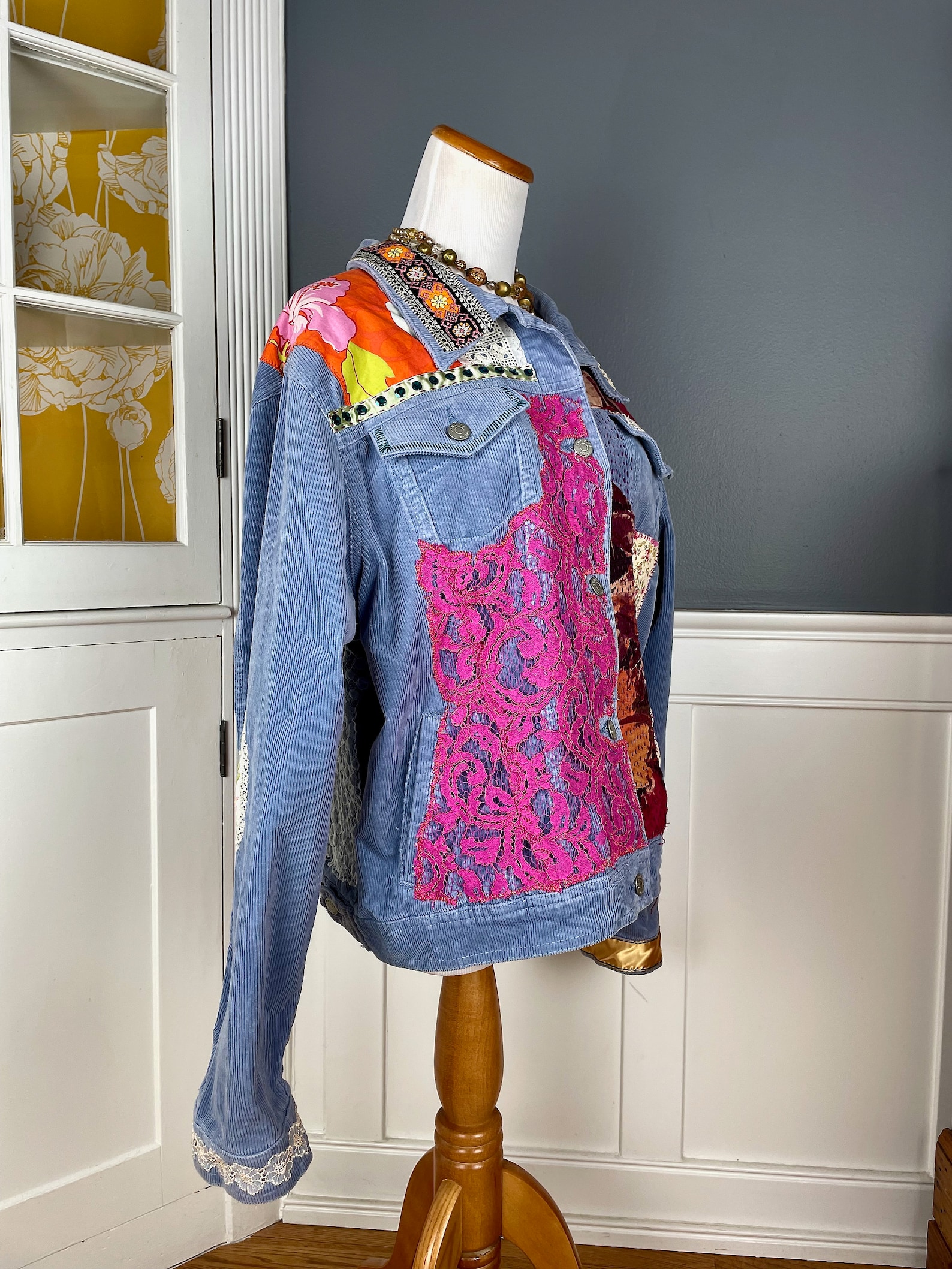Upcycled Jacket, Boho Clothing, Hippie Clothes, Jackets for Women ...