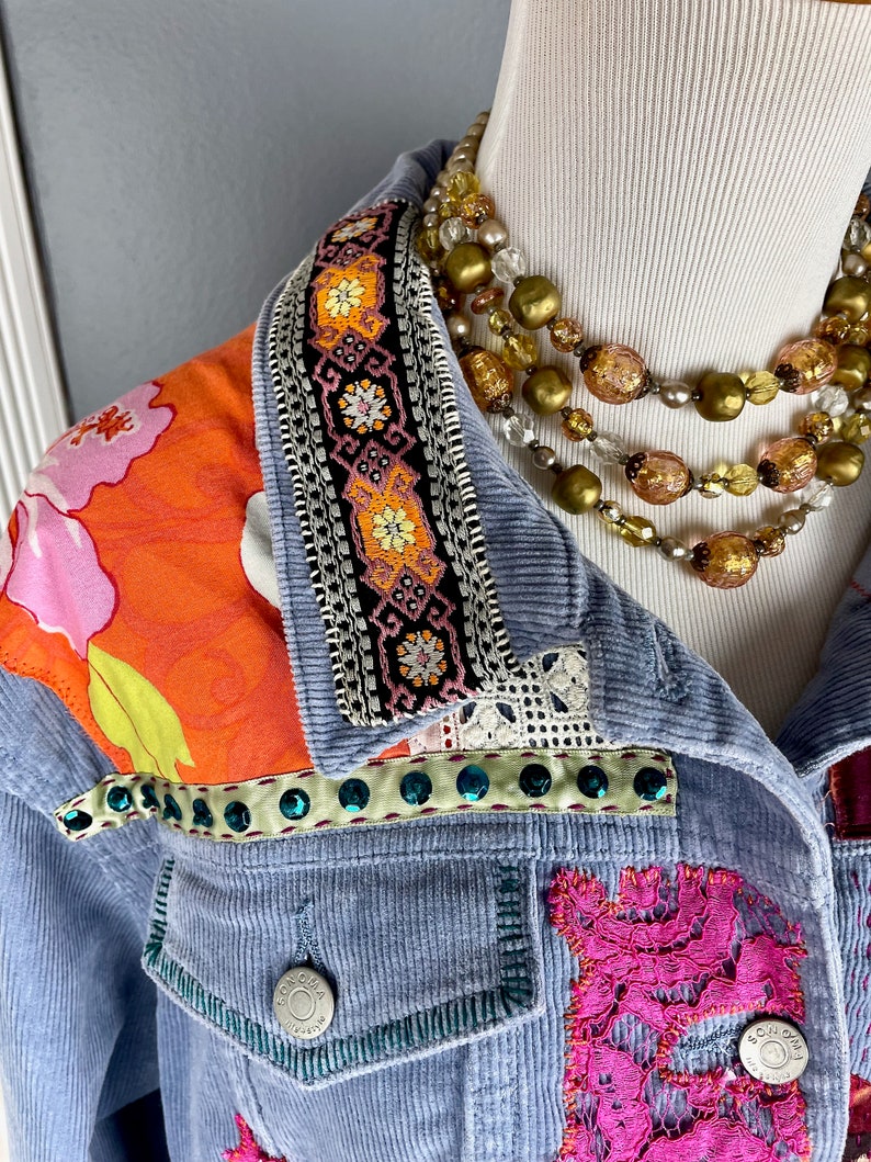 Upcycled Jacket, Boho Clothing, Hippie Clothes, Jackets for Women ...