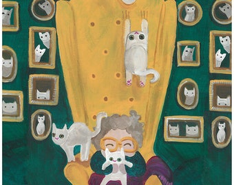 Crazy Cats Printable Downloadable Wall Art Poster Art - Etsy