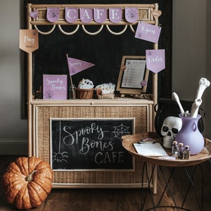Halloween Dramatic Play Set | Spooky Bones Cafe | Dramatic Play Set ...