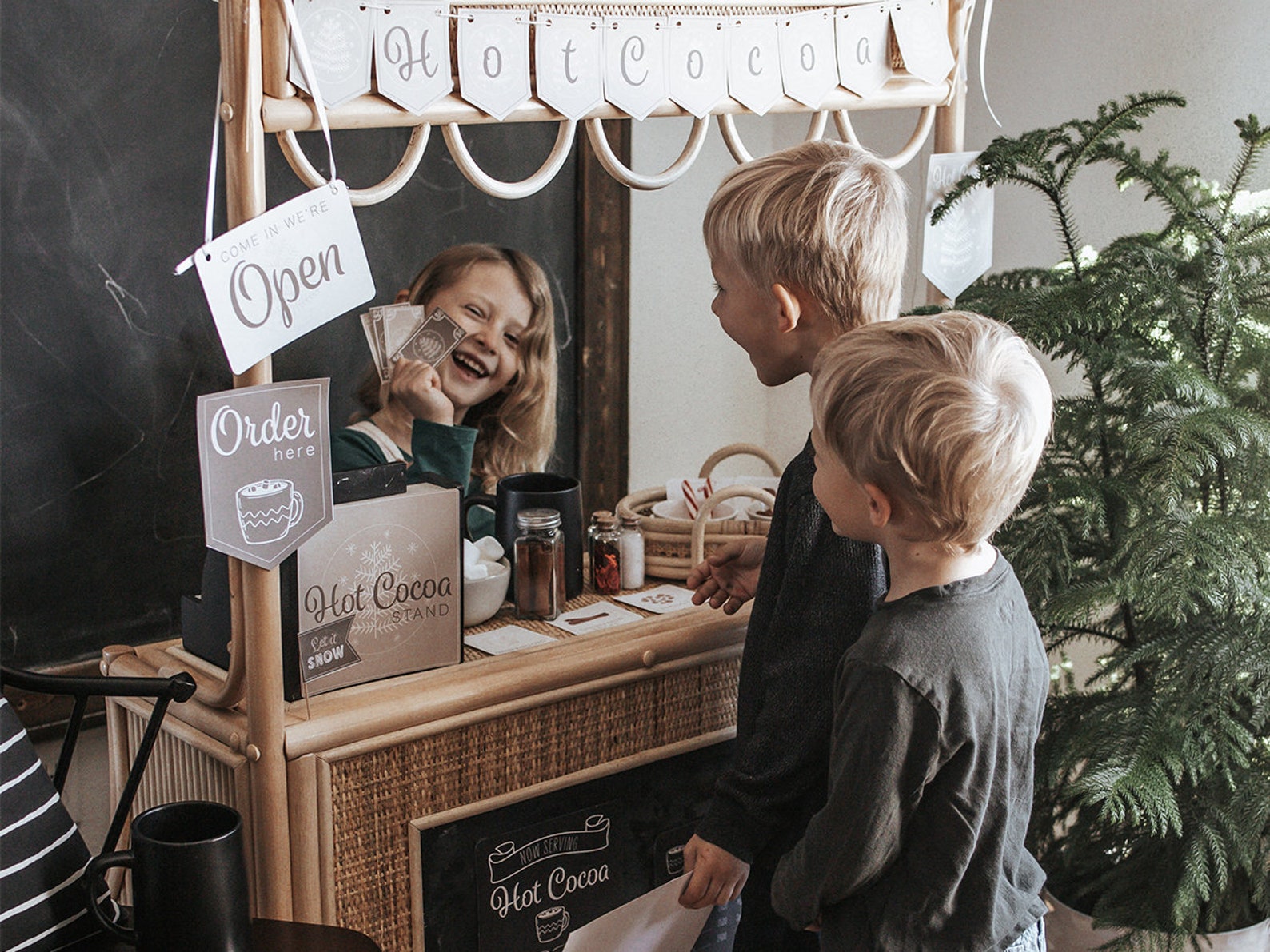 Hot Cocoa Stand Dramatic Play Set | Dramatic Play Set | Pretend Play ...