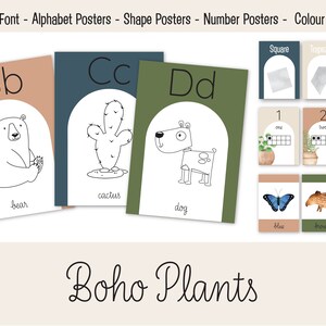 BOHO PLANTS Classroom Bundle | School Decor | Botany | Botany Themed ...