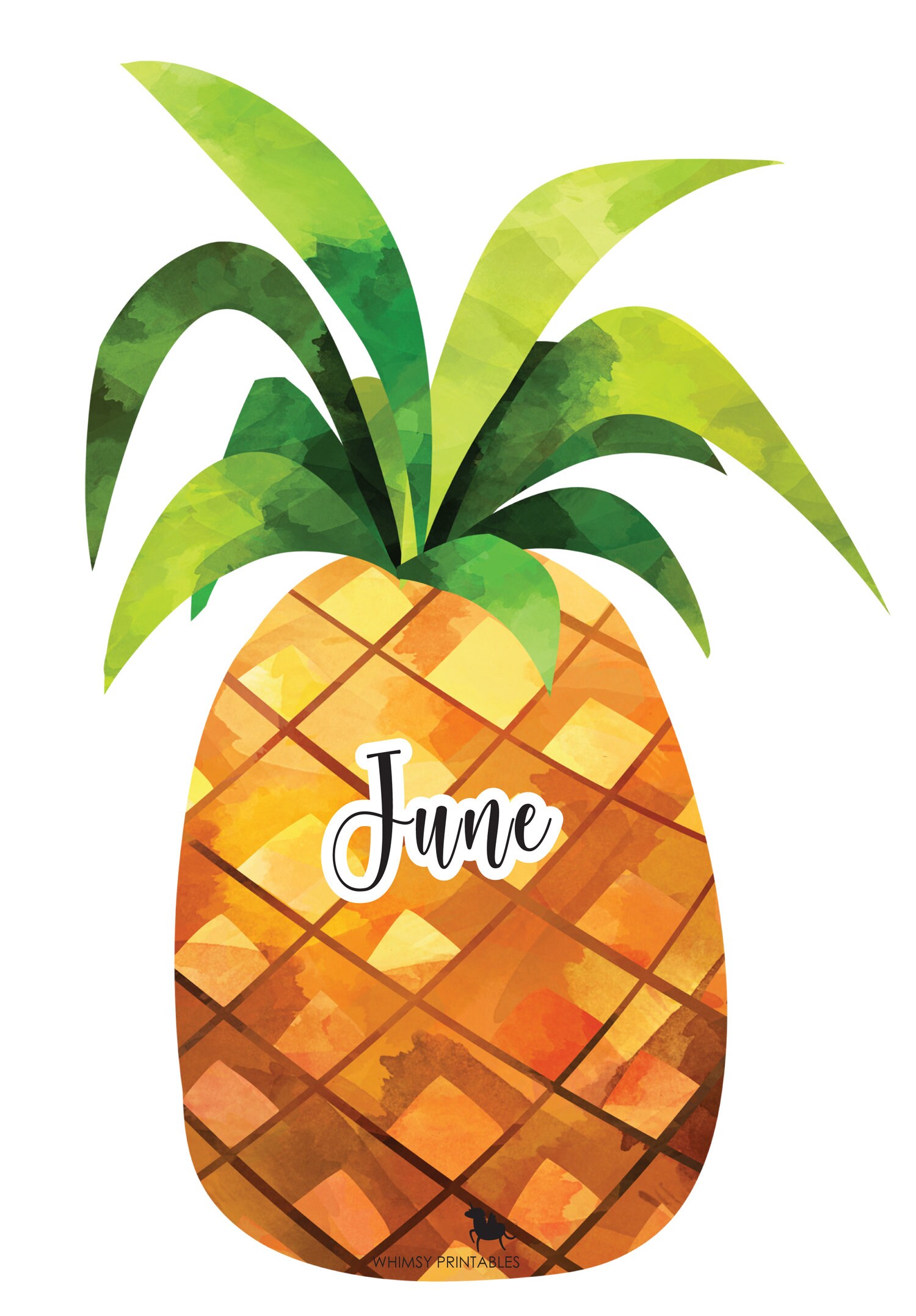 Pineapple Birthday Display Birthday Chart Pineapple | Etsy