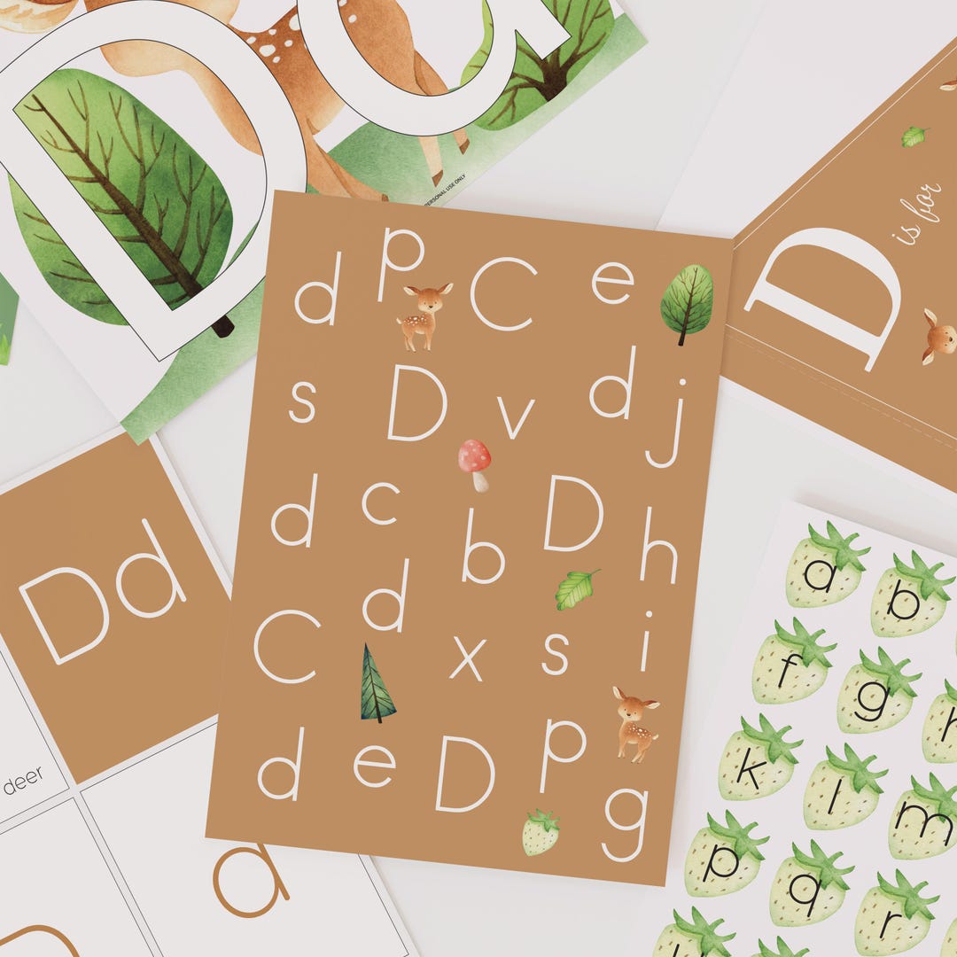 Alphabet Learning Pack | D is for Deer | Alphabet Learning | Preschool ...