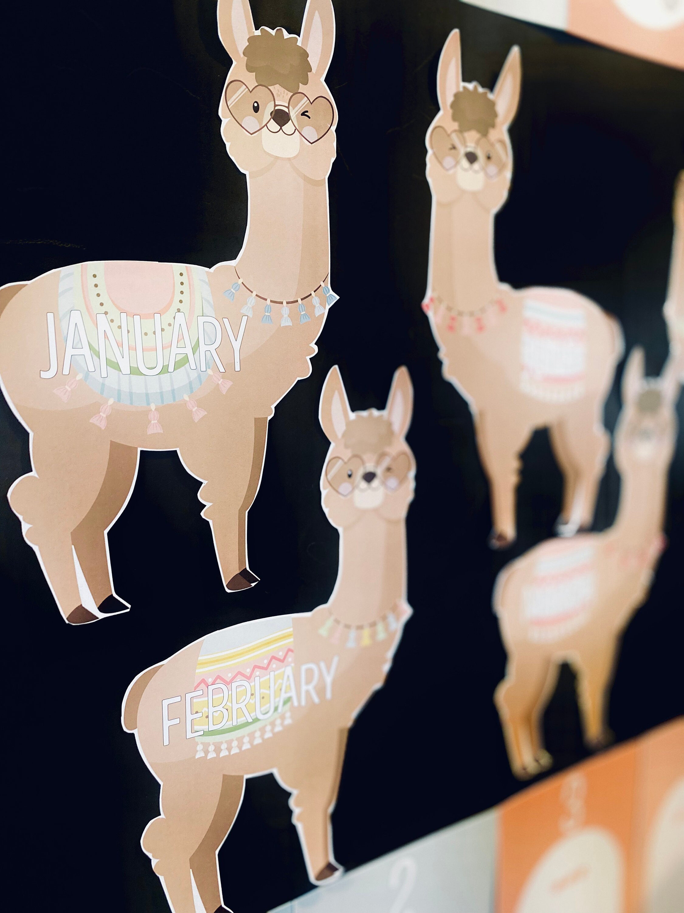 Drama Llama Birthday Display | Birthday Chart | Preschool | School ...