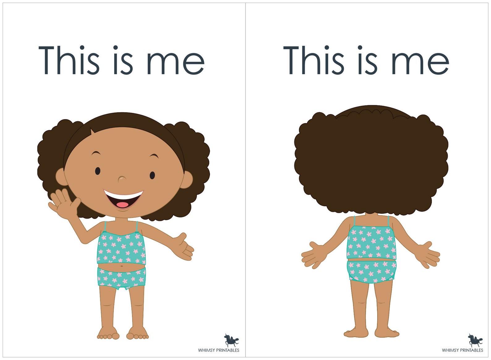 My Body Flash Cards Boy and Girl Body Parts School - Etsy UK