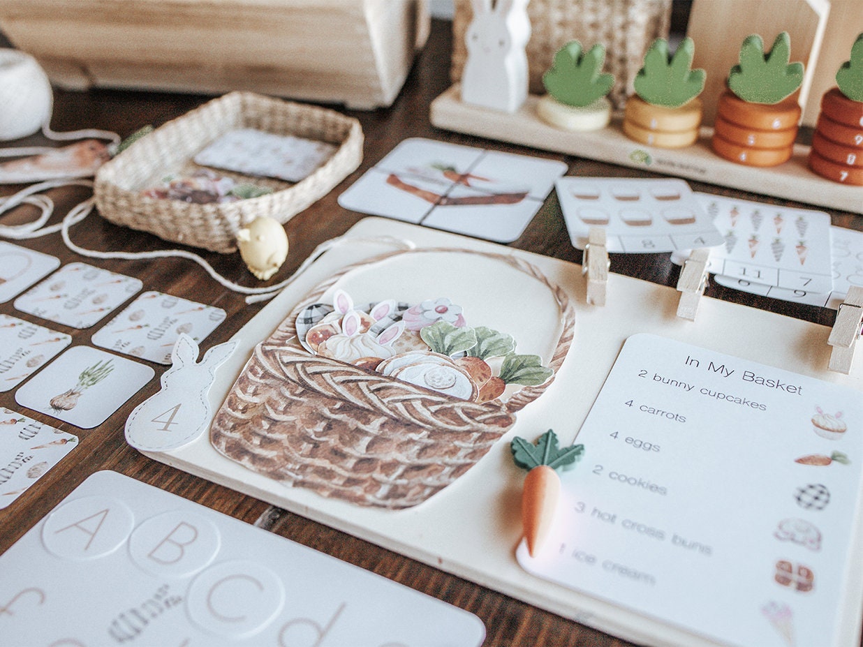 Easter Morning Basket Activities, Homeschool Resources, Morning Baskets ...