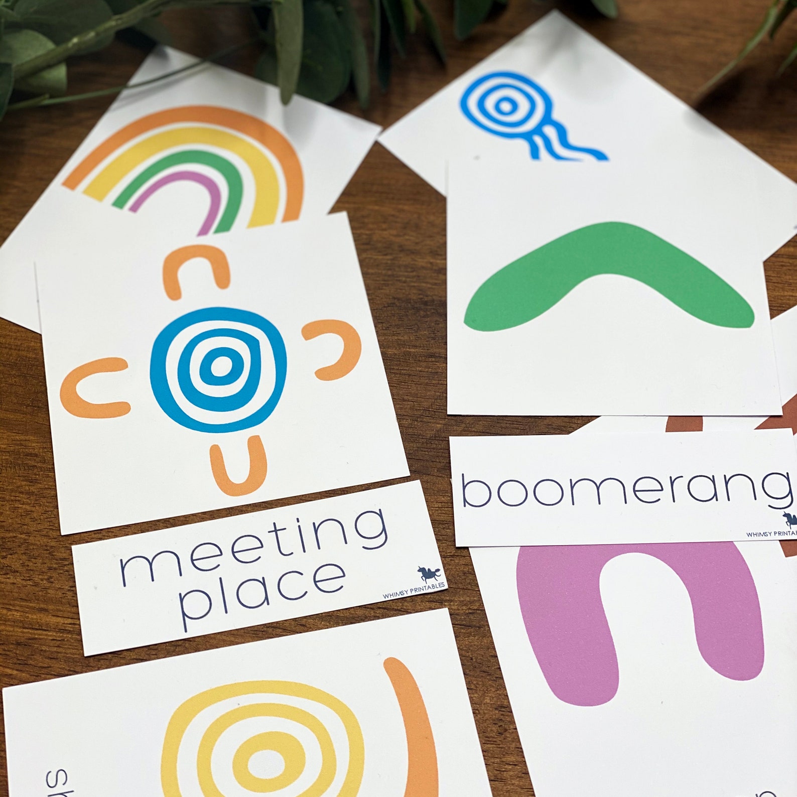 Indigenous Flash Cards Aboriginal Symbols Indigenous Cards | Etsy