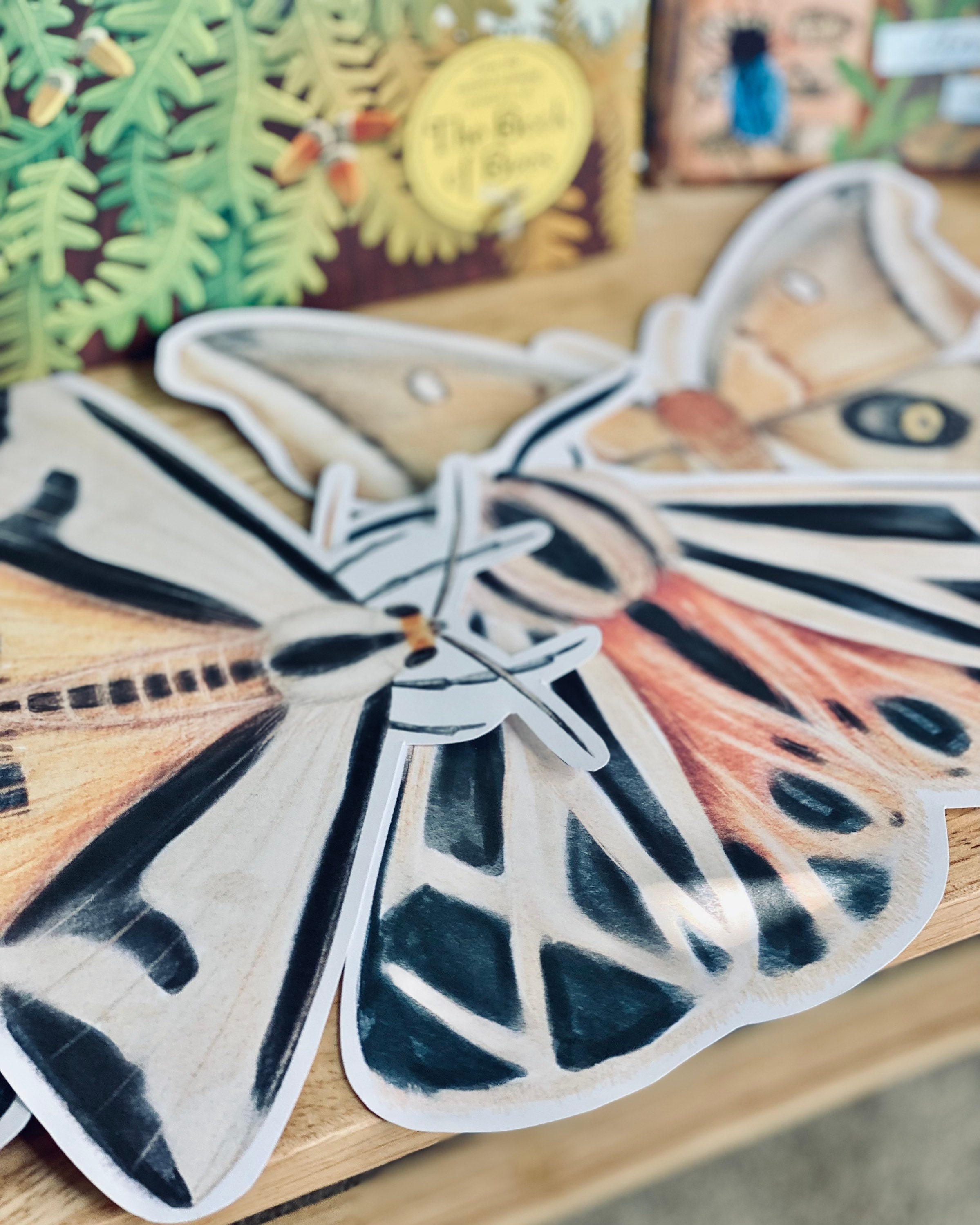 Large Moth Cut Outs Moth Wall Decor Printable Nature - Etsy Australia