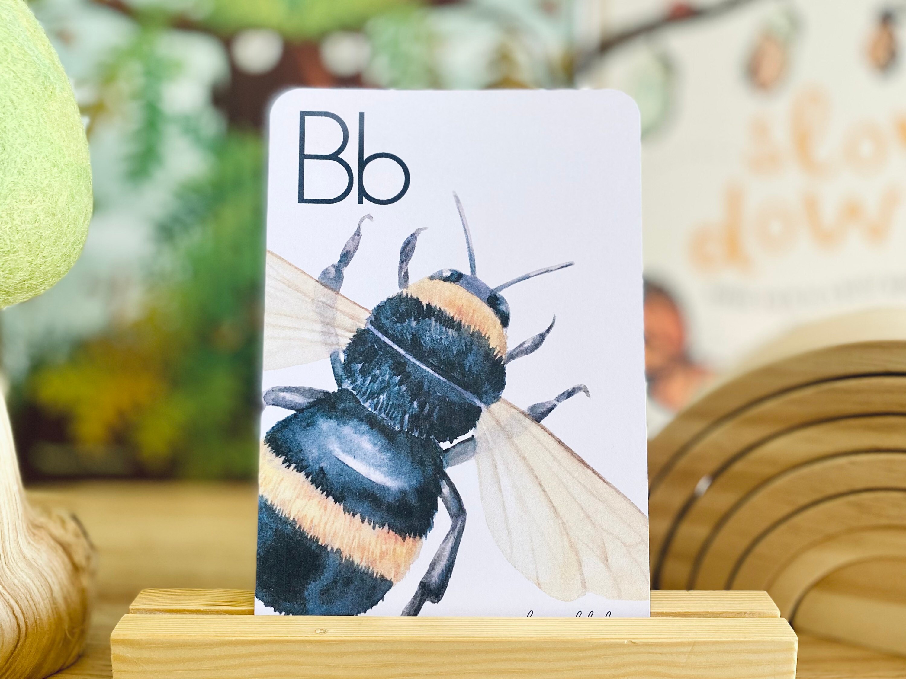 Alphabet Nature Flashcards, Alphabet, Nature, Flashcards, Digital DIY ...