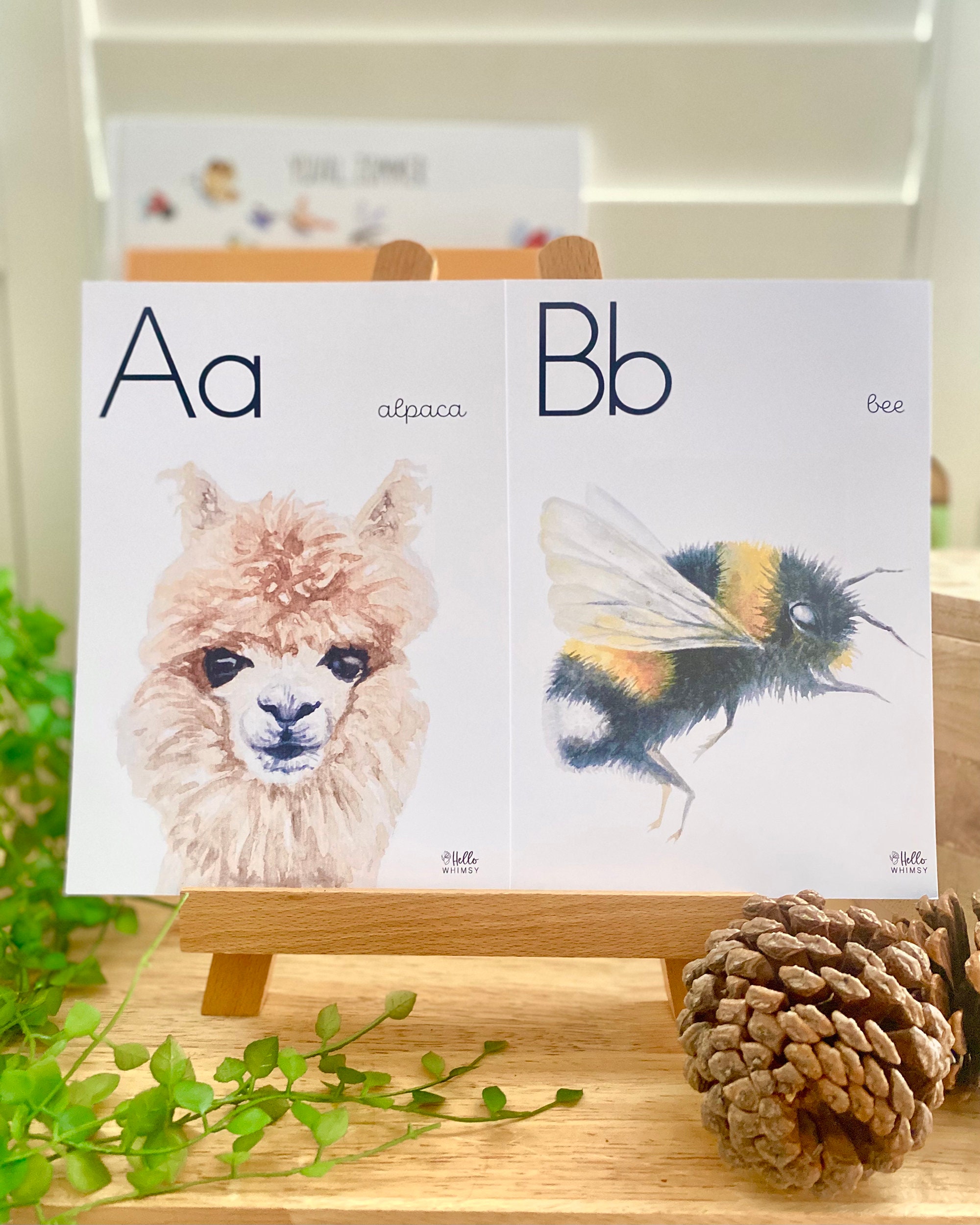 Nature Alphabet Posters Preschool School Notice Board - Etsy