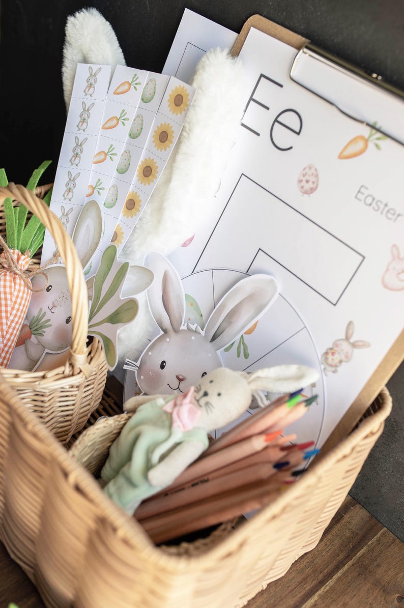 Printable Easter Morning Basket Activities, Homeschool Games ...