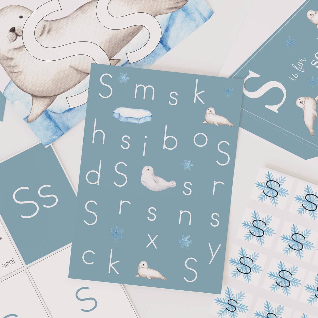 Alphabet Learning Pack | S is for Seal | Alphabet Learning | Preschool ...