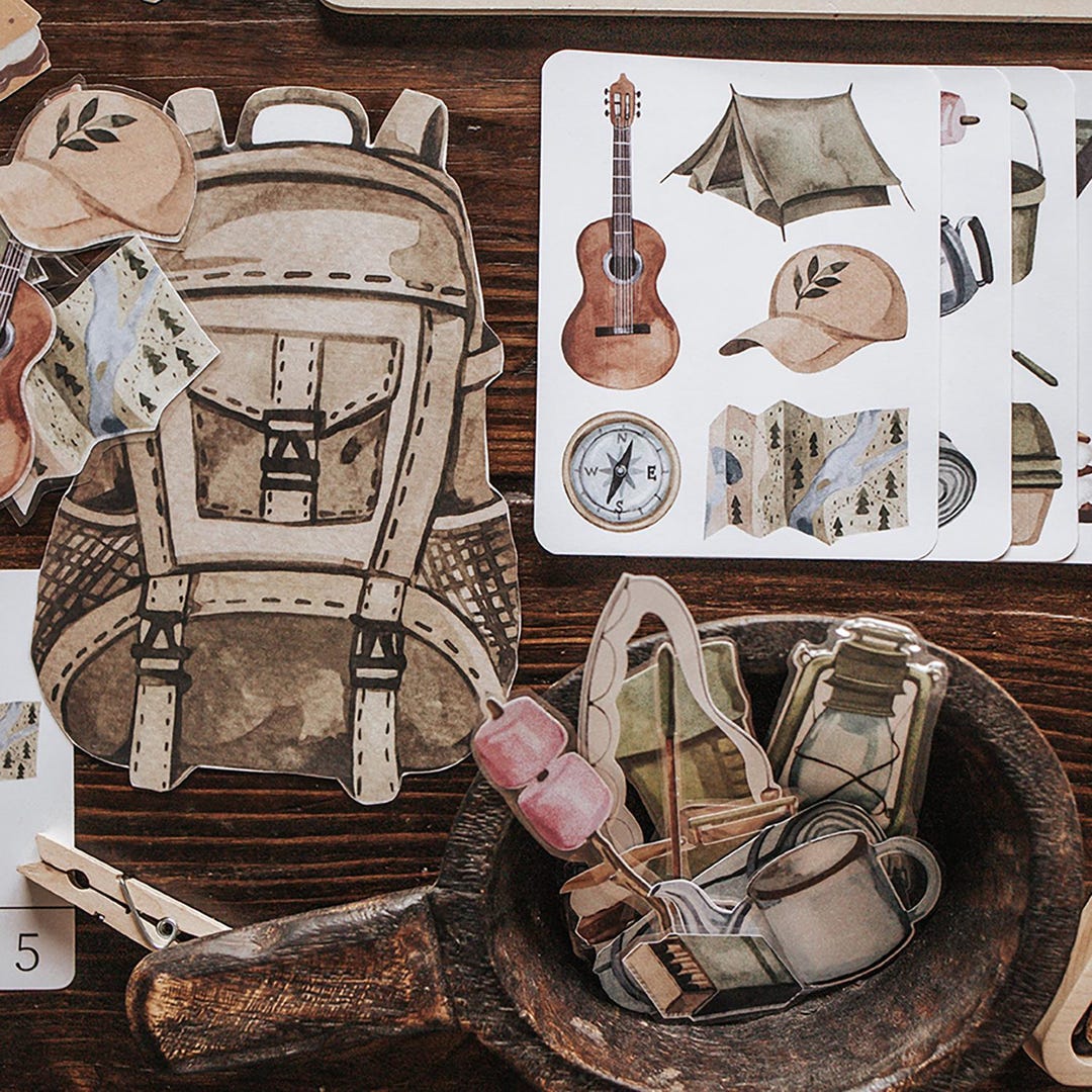 Camping Checklist Game , Play and Learn , Preschool Puzzle, Critical ...