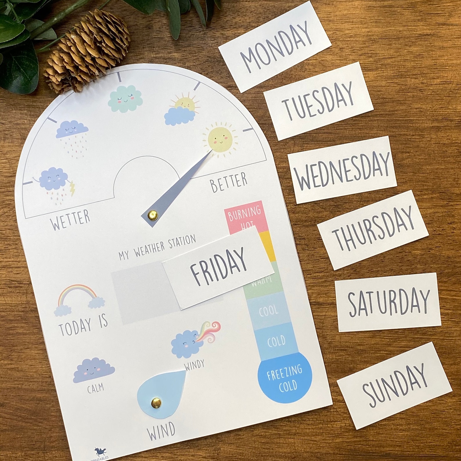 Weather Station | Montessori | Preschool Activities | Children ...