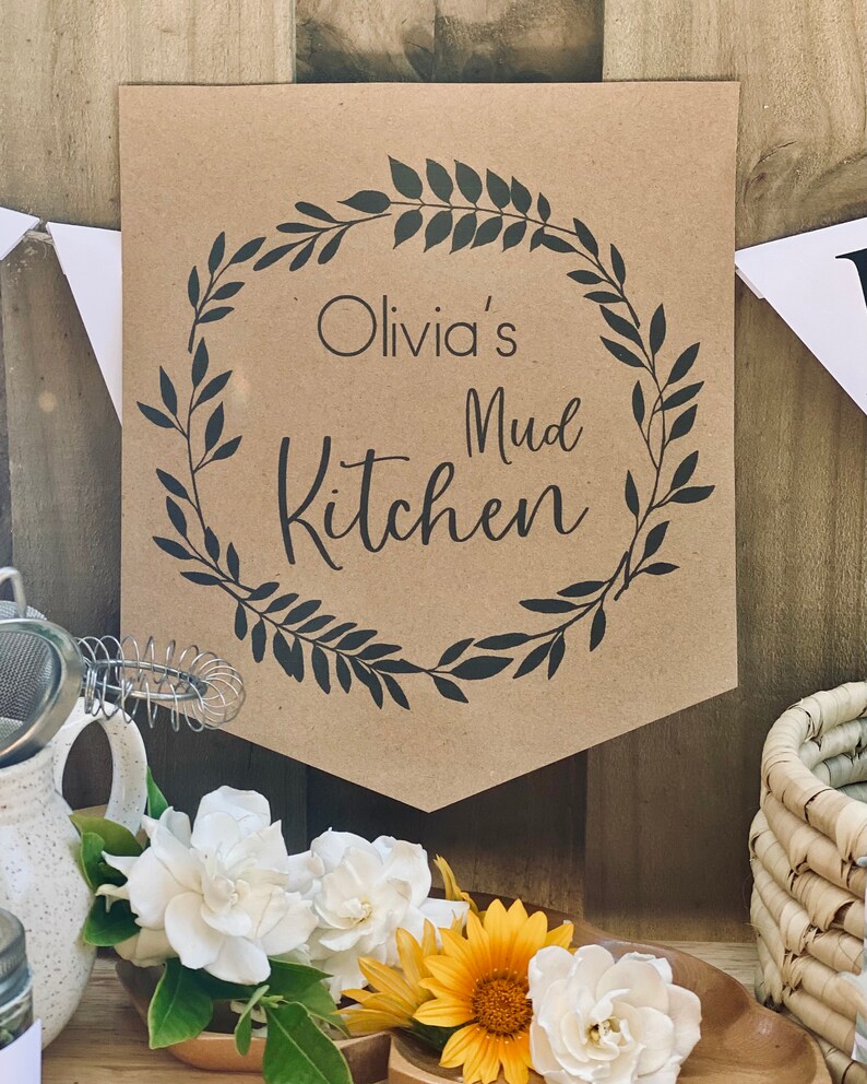 Mud Kitchen Playset Mud Kitchen Printable Signs Mud - Etsy