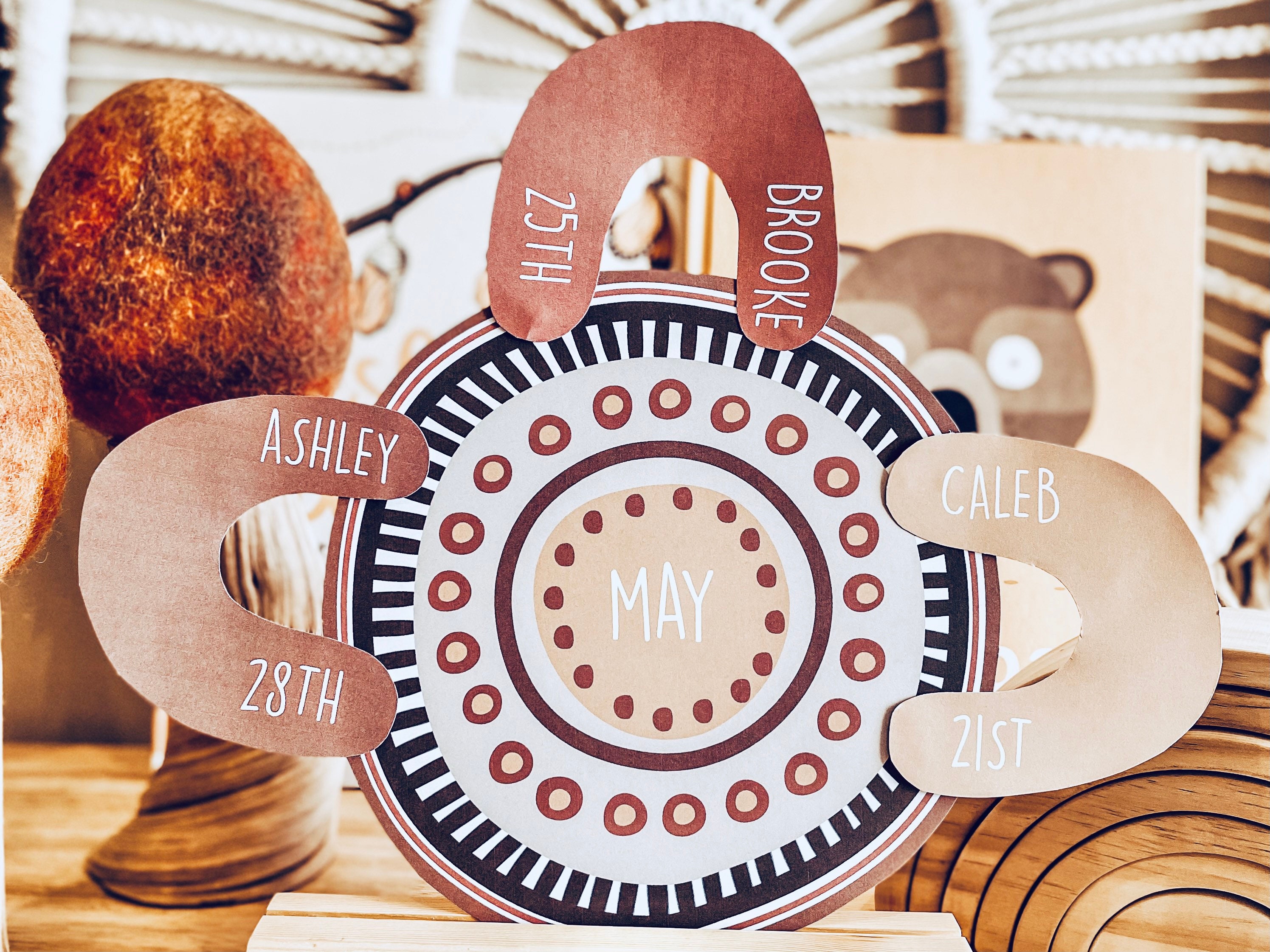 Indigenous Birthday Display Birthday Chart Multicultural - Etsy Australia