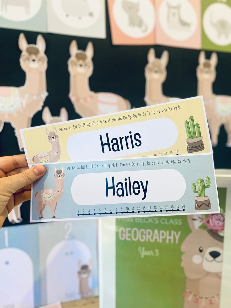 DRAMA LLAMA Classroom Bundle | School Decor | Llama Decor Classroom ...