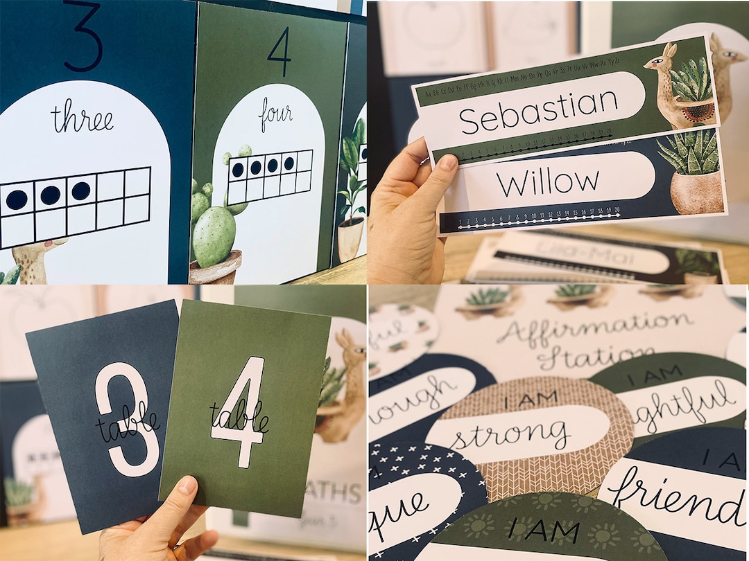 BOHO PLANTS Classroom Bundle | School Decor | Botany | Botany Themed ...