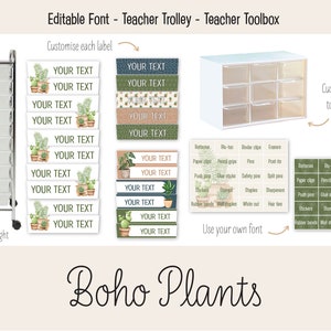 BOHO PLANTS Classroom Bundle | School Decor | Botany | Botany Themed ...