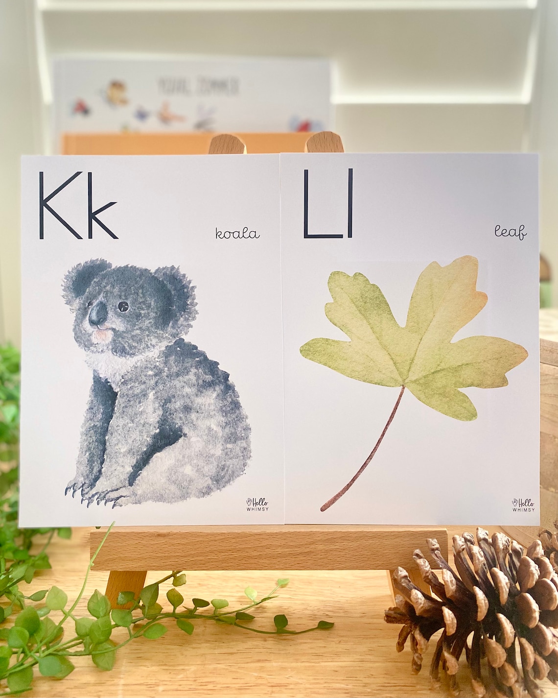 Nature Alphabet Posters | Preschool | School Notice Board | Alphabet ...
