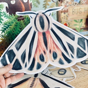 Large Moth Cut Outs, Moth Wall Decor, Printable, Nature Printables ...
