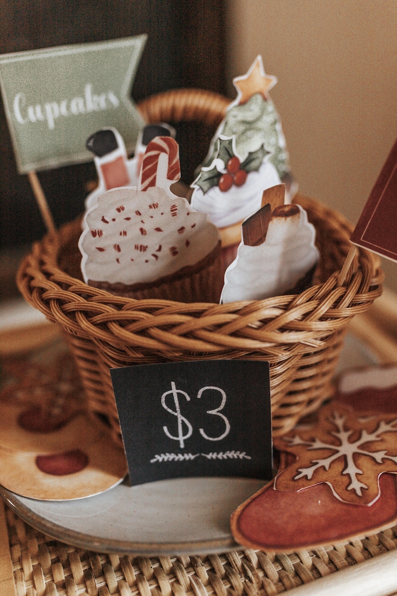 Christmas Bakery Dramatic Play Set | Christmas | Dramatic Play Set ...