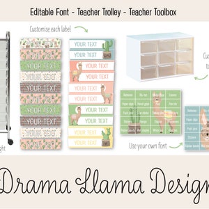DRAMA LLAMA Classroom Bundle | School Decor | Llama Decor Classroom ...
