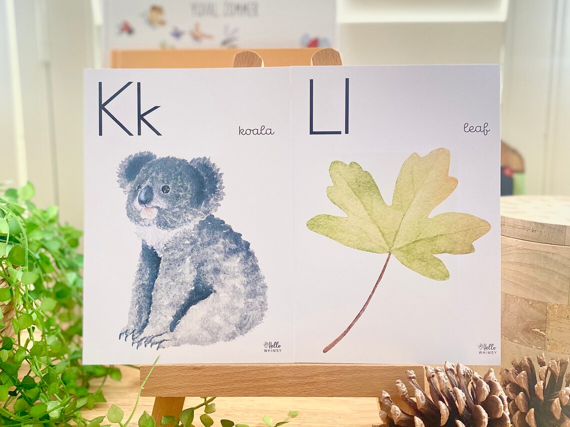 Nature Alphabet Posters Preschool School Notice Board - Etsy